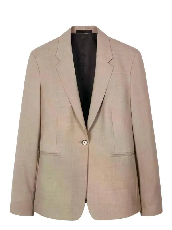 Paul Smith Buttoned Blazer - Brown