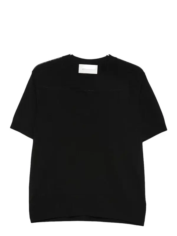 Ami Knitted T-shirt - Black