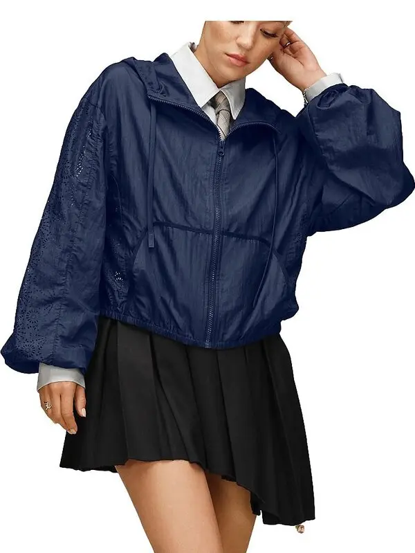 UGG Full Zip Hooded Jacket - Navy