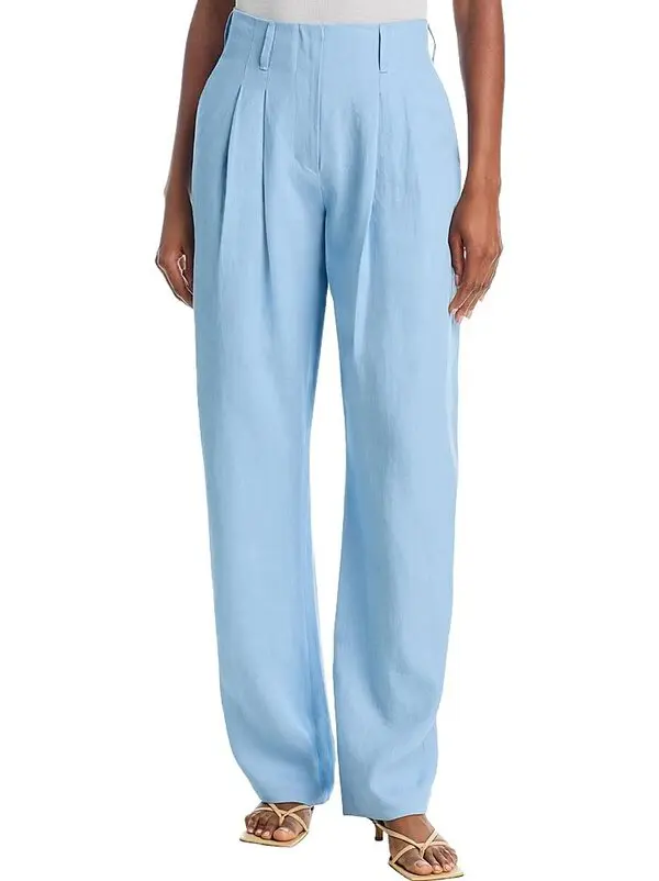Nanushka Hettie Pants - Light Blue