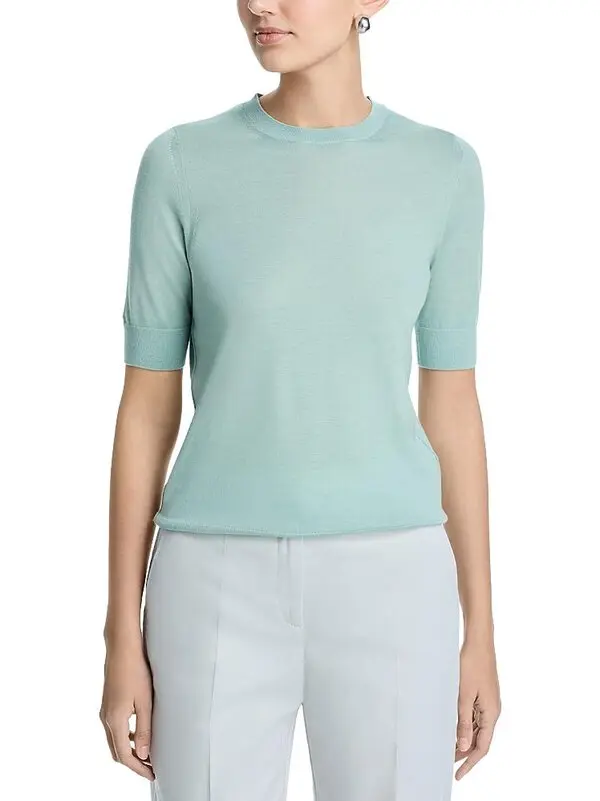 BOSS Farbella Wool Sweater - Light Jade