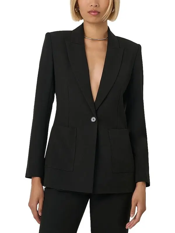 TOCCIN Single Button Blazer - Jet