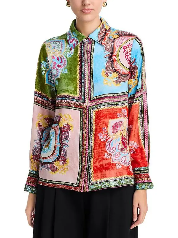 Elie Tahari The Johanna Blouse - Kaleidoscope