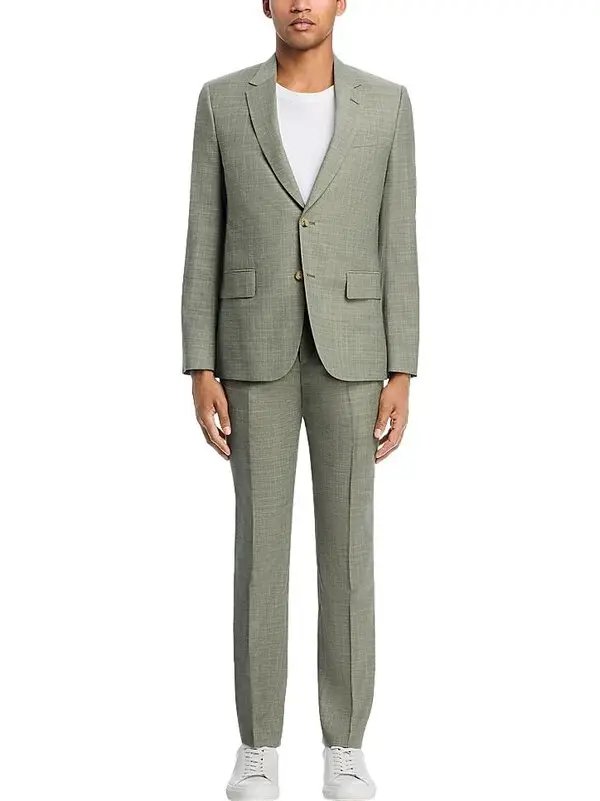 Paul Smith Soho Graph Check Suit - Lemon Yellow