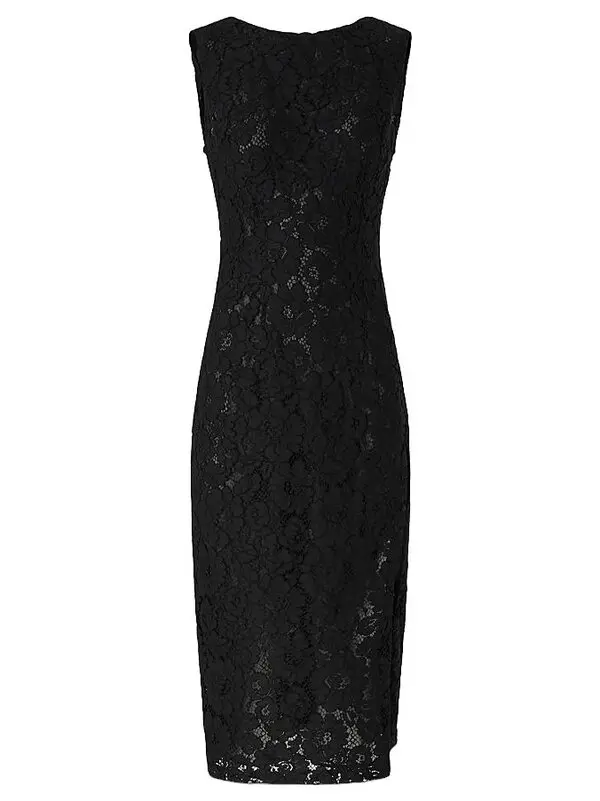 Pinko Drupa Abito Pizzo Rebrode Dress - Z