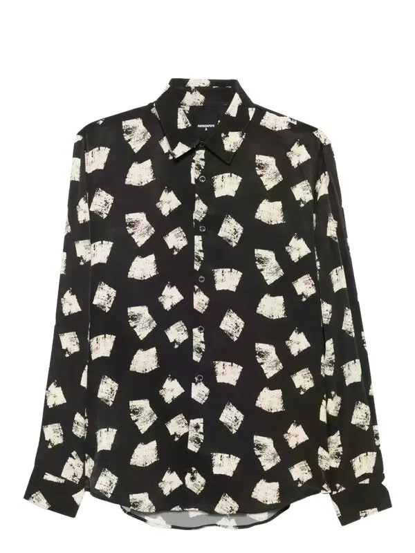 Patrizia Pepe Printed Shirt - Black