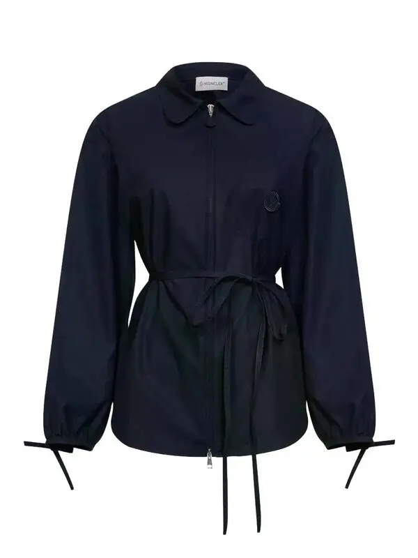 Moncler Cotton Poplin Shirt Jacket - Blue