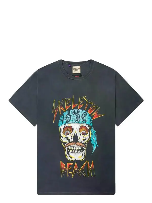 GALLERY DEPT. Skeleton Beach Cotton T-shirt - Grey