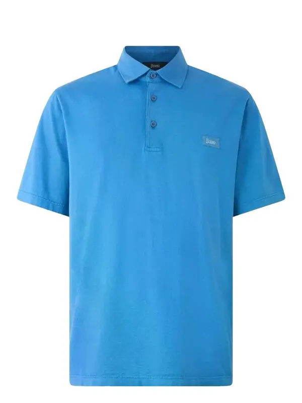Herno Short-sleeve Polo Shirt - Blue