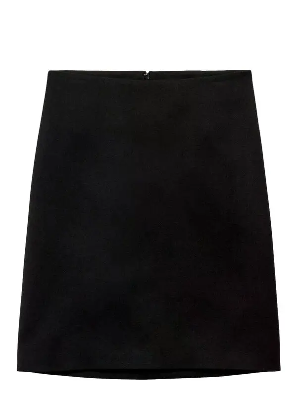 Balenciaga A-line Midi Skirt - Black