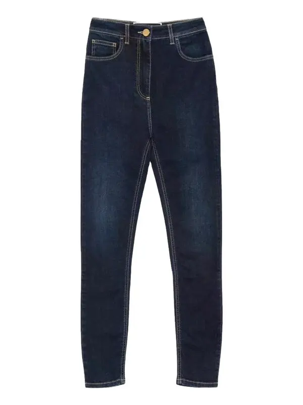 Elisabetta Franchi High-waisted Skinny Jeans - Blue