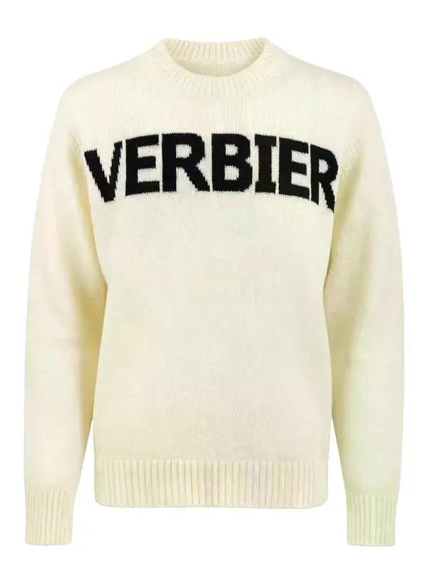 JURTA Crew-neck Pullover Sweater - Neutrals
