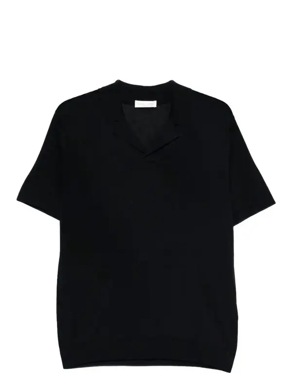 ROBERTO COLLINA V-neck T-shirt - Blue