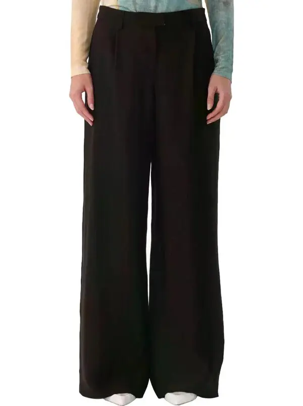 JASON WU Twill Straight-leg Trousers - Black