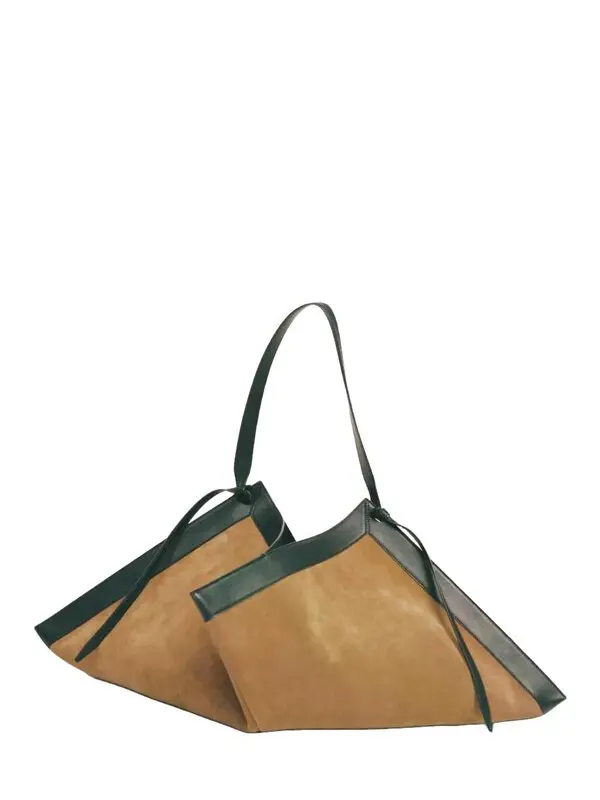 Yuzefi Leather Tote Bag - Brown