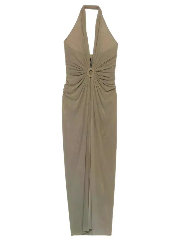 FISICO Gathered Ring Dress - Green