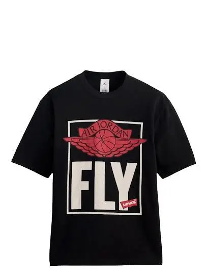 JORDAN X Levi's Shortsleeve Tee Shirt - Black