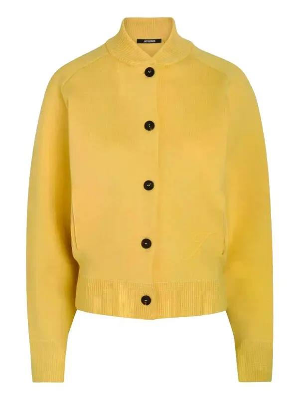 Jacquemus Lavande Button Cardigan - Yellow