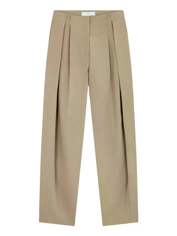 IRO PARIS Sonja Pleated Trousers - Green