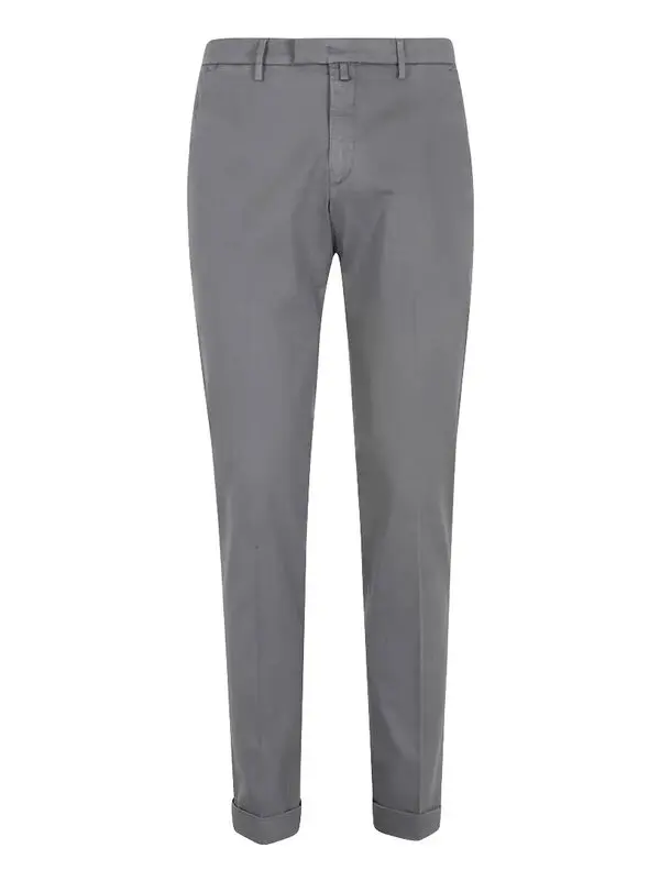 BRIGLIA 1949 Cuffed Trousers - Grey