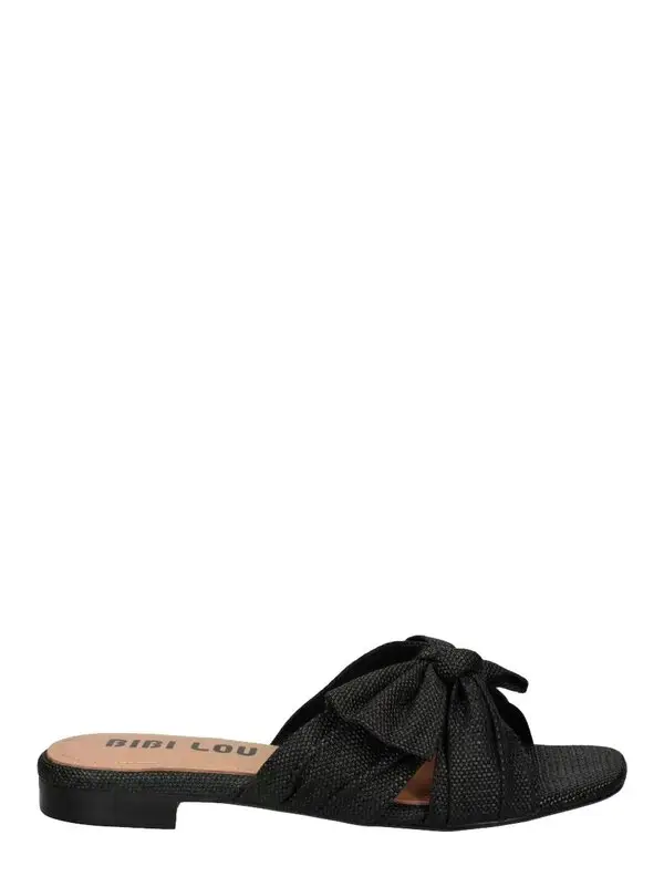 BIBI LOU Karsie Bow Sandals - Black