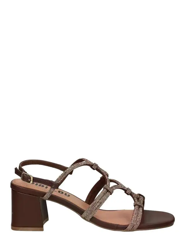BIBI LOU Quail Knotted Strap Sandals - Brown