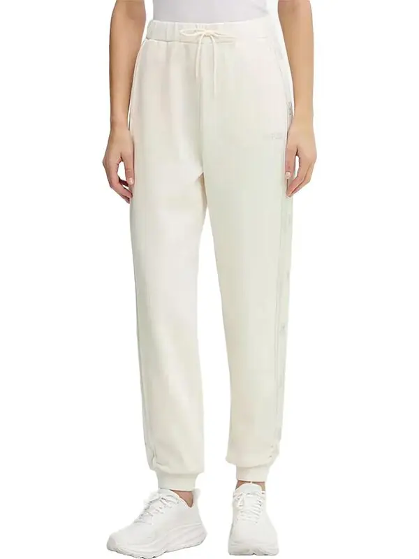 Guess Embellished Drawstring Track Pants - Neutrals