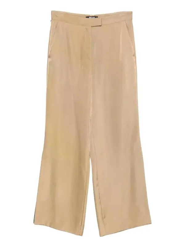 Just Cavalli Wide-leg Trousers - Neutrals