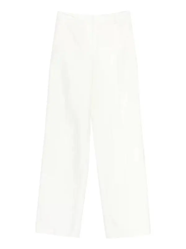 MVP WARDROBE Wide Leg Palazzo Trousers - White