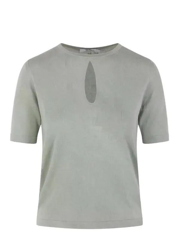 Max Mara Fine-knit T-shirt - Grey