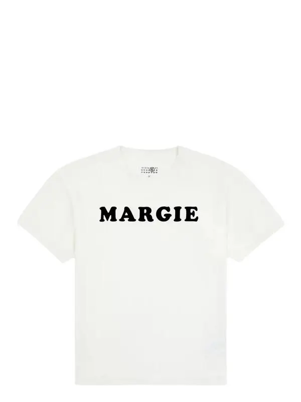 MAISON MARGIELA Margie-printed T-shirt - White