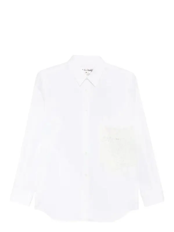 Comme Des Garçons Collared Shirt - White