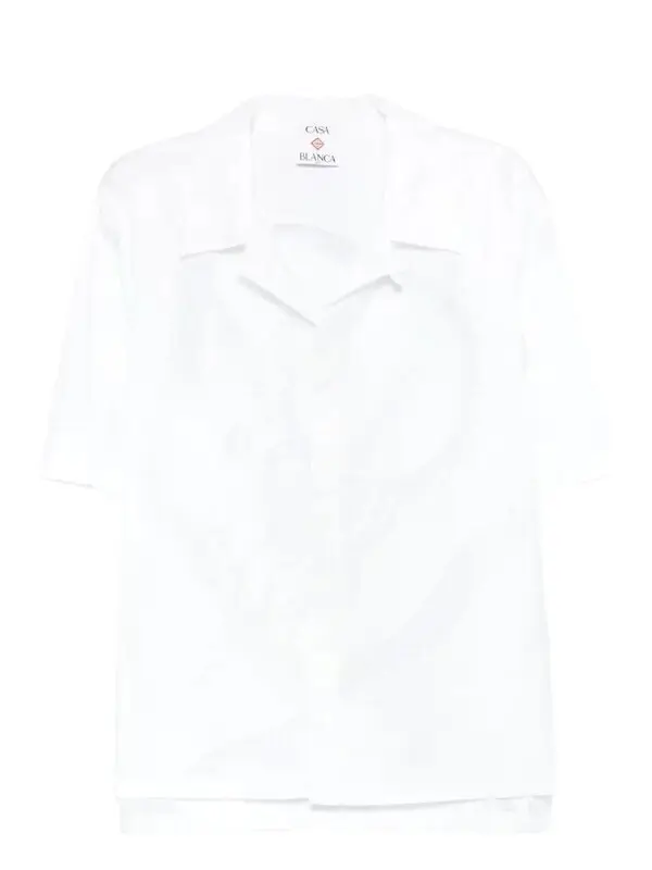 Casablanca Patterned Shirt - White