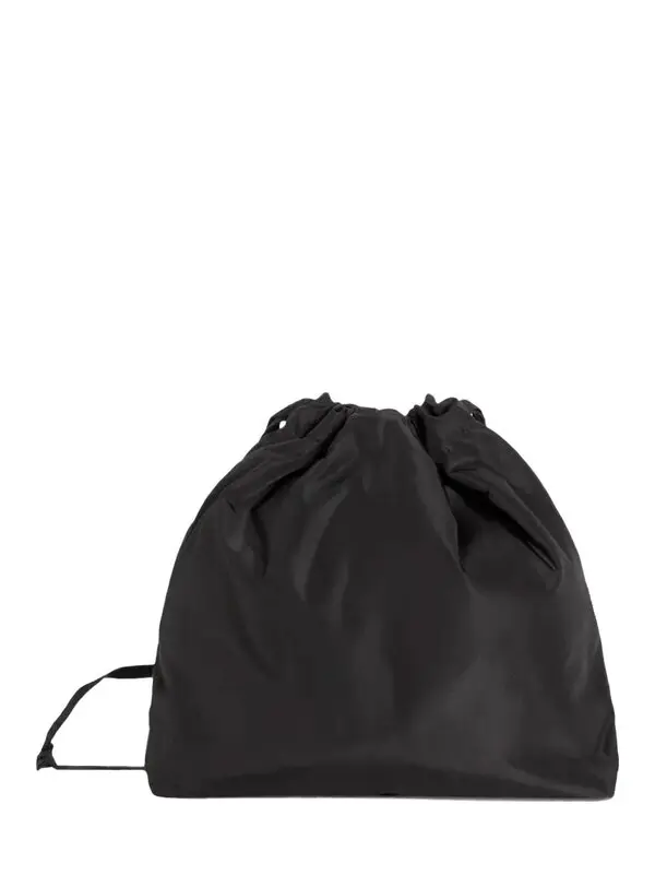 Aspesi Drawstring Tote Bag - Black