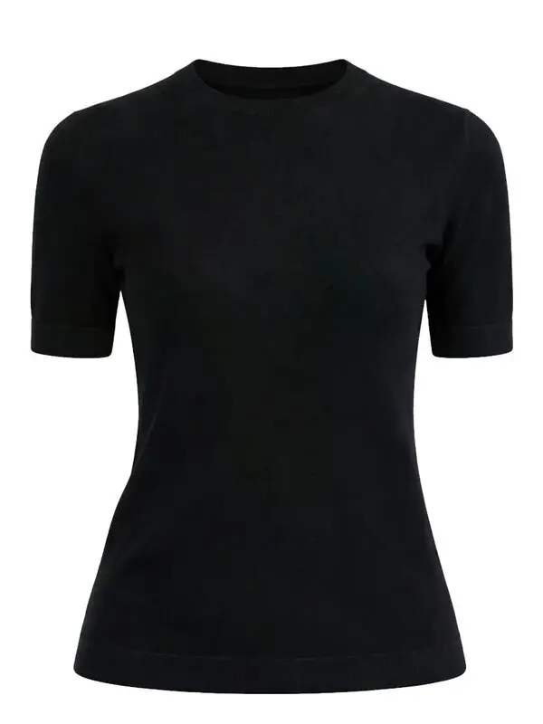 Almada Label Paloma Round-neck T-shirt - Black