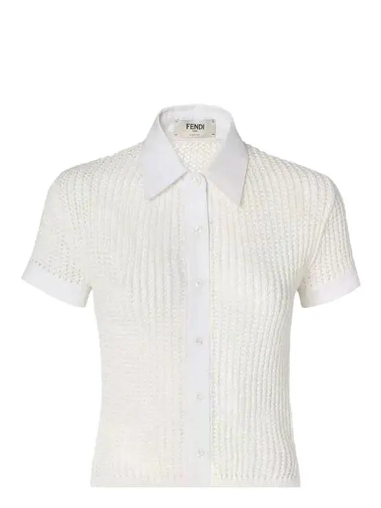 Fendi Short-sleeve Shirt - White