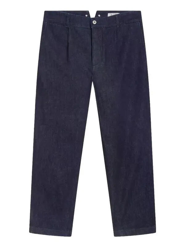 PENCE 1979 Pleated Adjustable-strap Trousers - Blue