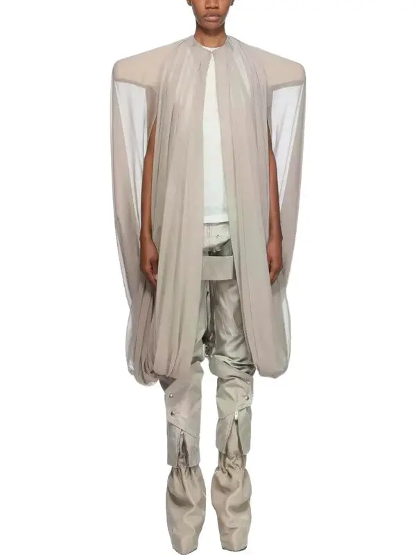 Rick Owens Draped Mini Dress - Grey