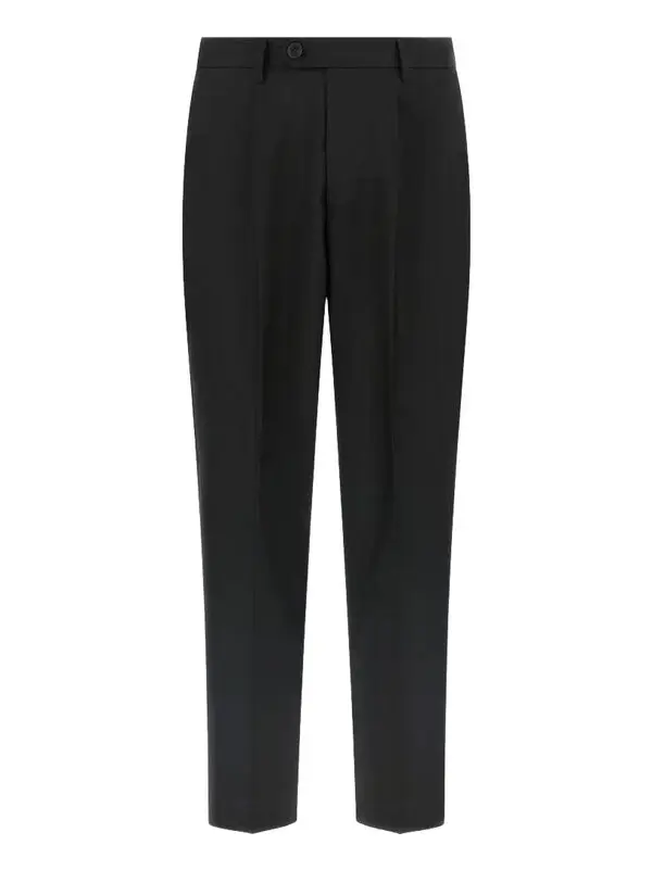 MFPEN Tailored Pleated Trousers - Black