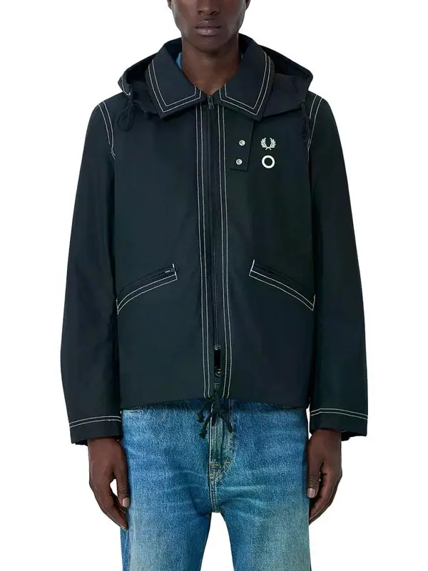 Fred Perry X Craig Green Zip-fastening Hoodie - Black