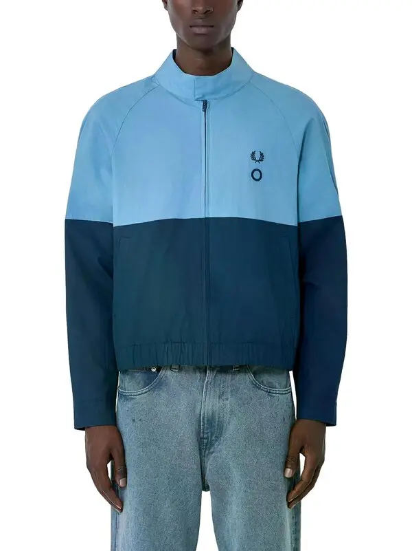 Fred Perry Logo-embroidered Jacket - Blue