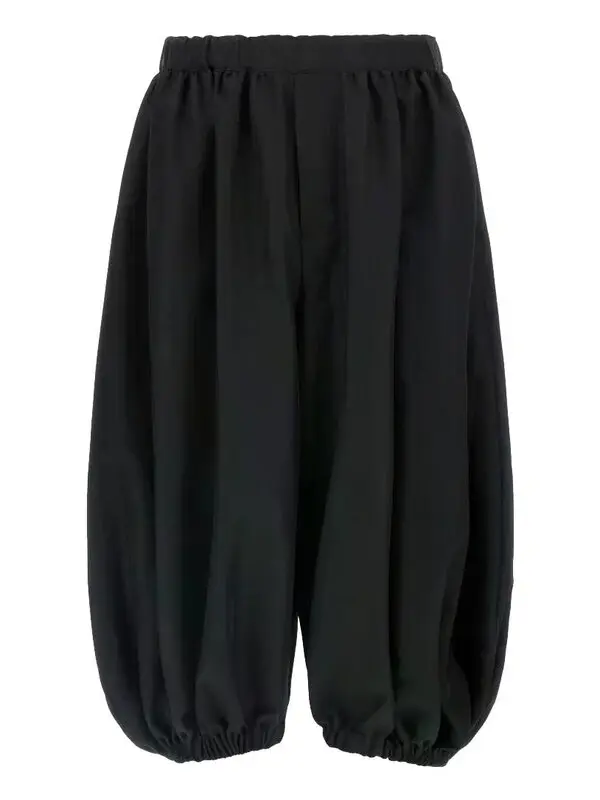 BLACK COMME DES GARÇONS Balloon Cropped Trousers - Black