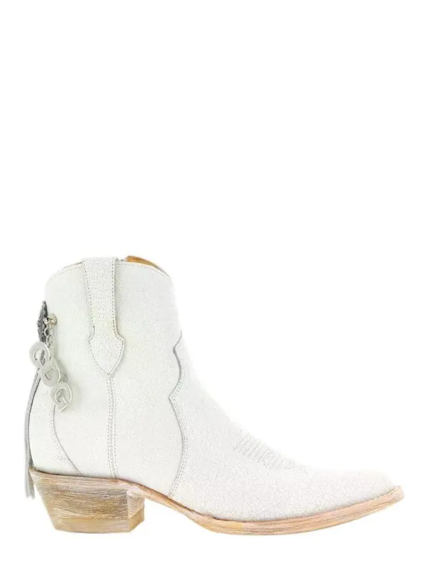 Comme Des Garçons X Mexicana Charm-ankle Boots - White