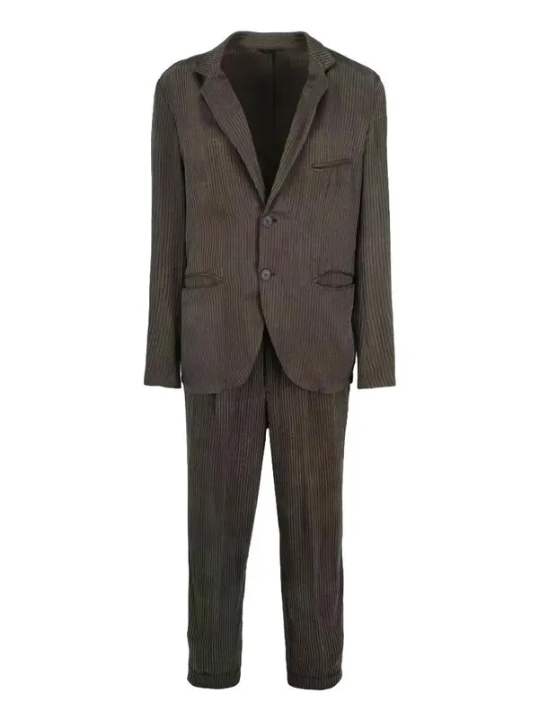 Giorgio Armani Corduroy Two-piece Suit - Grey