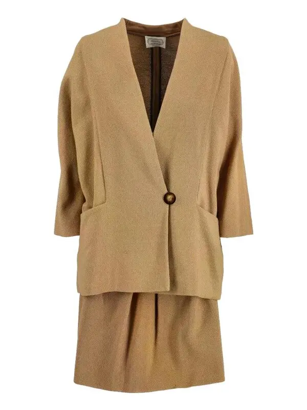 Agnona Two-piece Cotton Suit - Neutrals