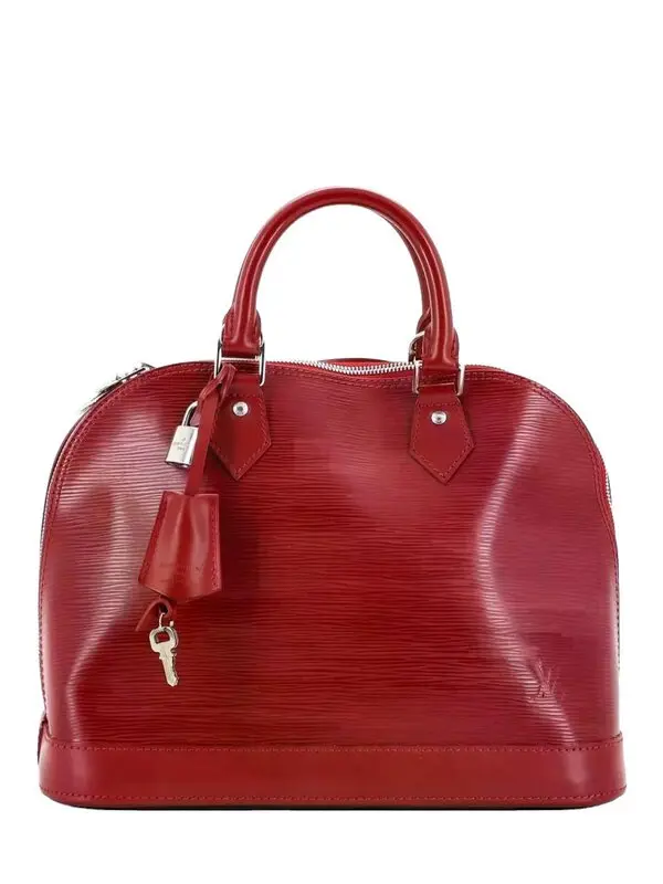 LOUIS VUITTON Alma Handbag Epi Leather Pm - Red