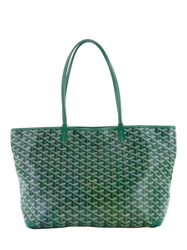 Goyard Artois Mm Tote Coated Canvas Shoulder Bag - Green