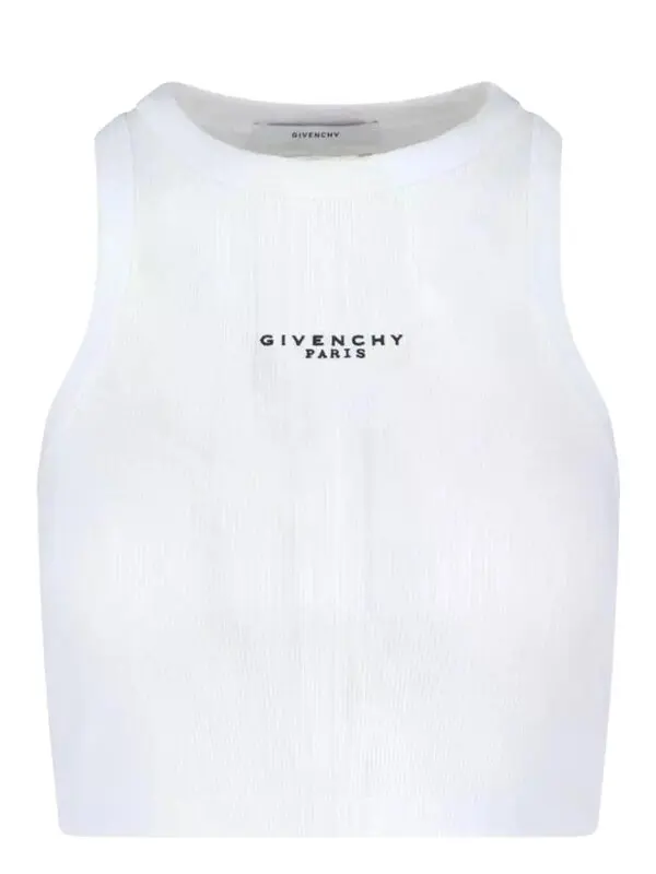 Givenchy Logo Tank Top - White