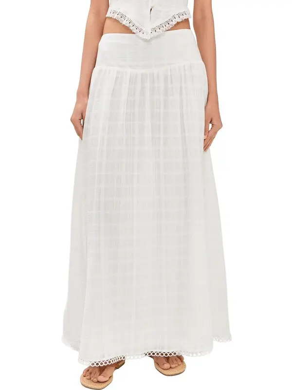 Peixoto Camila Skirt - Thatch White
