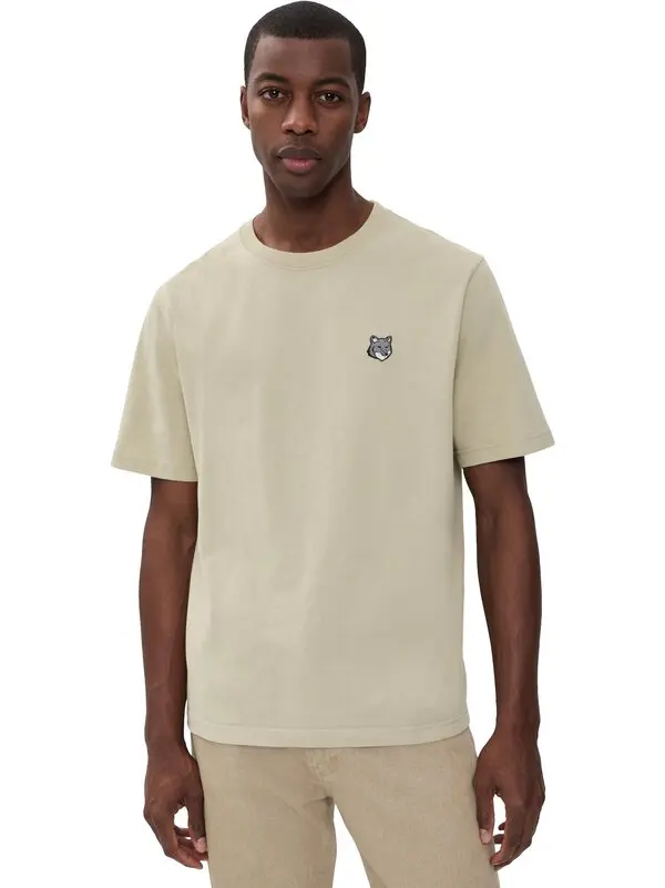 Maison Kitsuné Fox Head Comfort T-shirt - Tea Leaf
